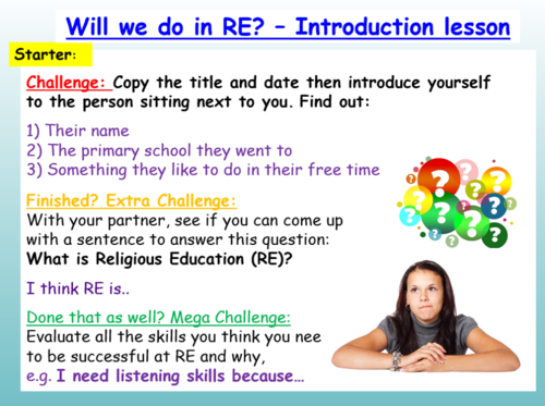 Complete Year 7 RE (in one download) | Teaching Resources