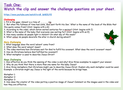 Complete Year 7 RE (in one download) | Teaching Resources