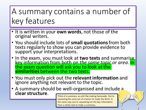 Edexcel English Language Paper 2 7a | Teaching Resources