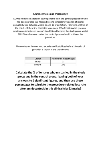 Genetic screening & prenatal testing (Edexcel Int. A-level Biology ...