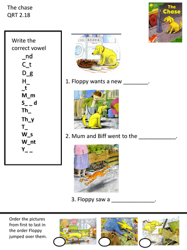 The Chase Oxford reading tree worksheet | Teaching Resources