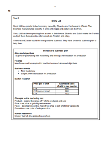 OCR Business Evaluate questions, 7-9 mark GCSE - 17 slide PPT ...