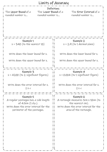 Maths - Number - Knowledge Organiser - Worked example - Structured ...