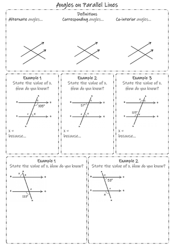 Maths - Geometry & Measure - Knowledge Organiser - Worked example ...