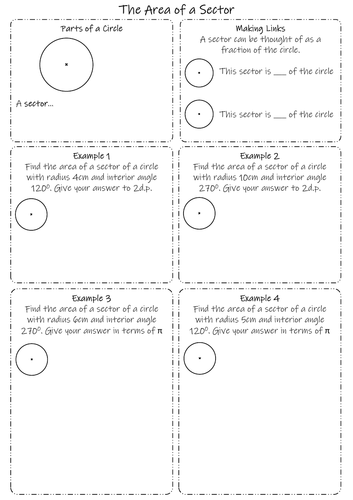 Maths - Geometry & Measure - Knowledge Organiser - Worked example ...