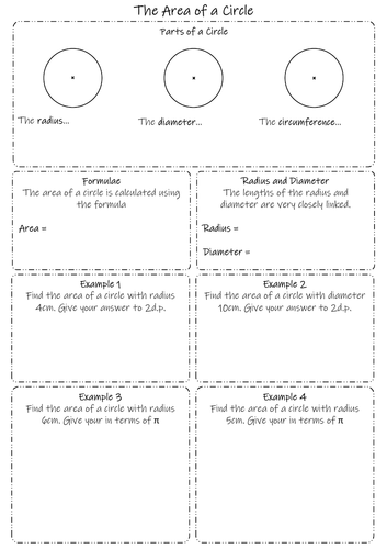 Maths - Geometry & Measure - Knowledge Organiser - Worked example ...
