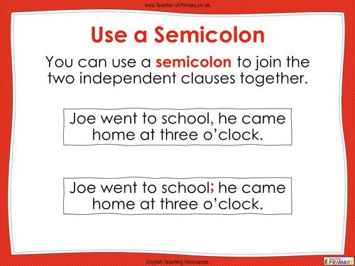 Avoiding Comma Splicing - KS2 | Teaching Resources