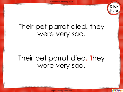 Avoiding Comma Splicing - KS2 | Teaching Resources