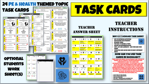 Handball PE Task Cards | Teaching Resources