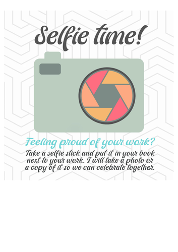 Selfie Time- Sunset | Teaching Resources