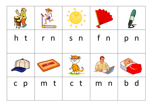 Missing Vowels Cvc Worksheet
