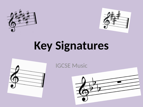 Key Signatures | Teaching Resources
