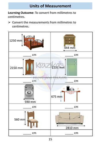 Measure - AQA Entry Level 3 Maths Workbook | Teaching Resources