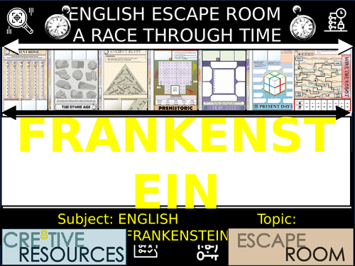 Frankenstein - English Escape Room | Teaching Resources