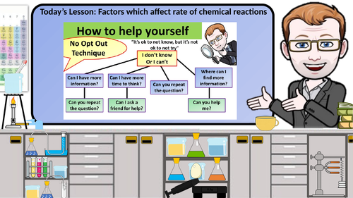 KS4 AQA GCSE Chemistry (Science) Factors Affecting Rate of Reaction ...