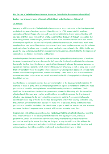 GCSE AQA History Exam Question Answers | Teaching Resources GCSE AQA History Exam Question Answers | Teaching Resources