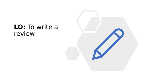 Writing a Review Lesson 3 (IGCSE English as a Second Language ...