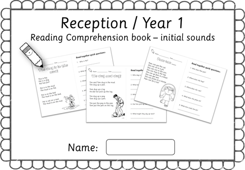 Reception/Year 1 differentiated Reading Comprehension worksheets - RWI ...