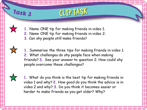 Friendship KS2 PSHE | Teaching Resources