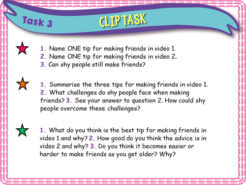 Friendship KS2 PSHE | Teaching Resources