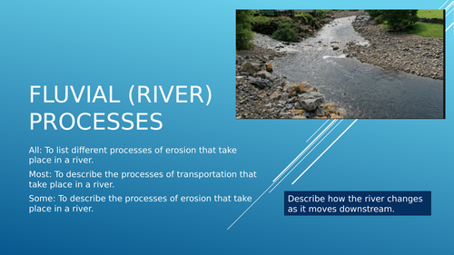 Rivers AQA GCSE Geography Topic 11 | Teaching Resources