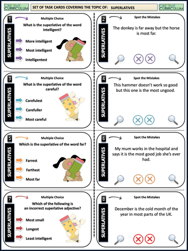 Superlatives | Teaching Resources