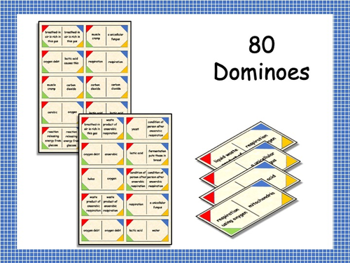 Respiration - Dominoes Game KS3 | Teaching Resources