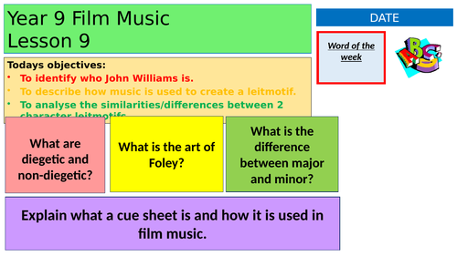 KS3 Film Music Project [for non music classroom teaching] | Teaching ...
