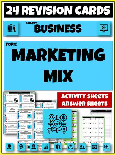 Marketing Mix - GCSE Business | Teaching Resources