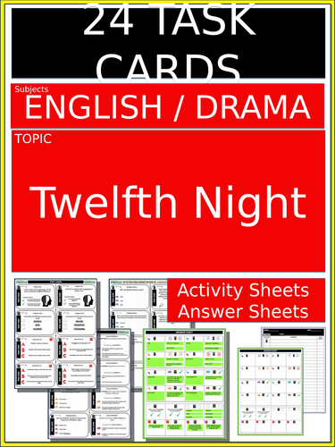 Twelfth Night - English Revision | Teaching Resources