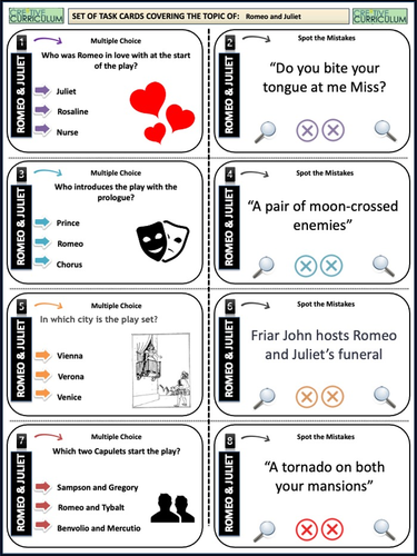 Romeo and Juliet English Revision | Teaching Resources