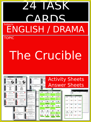 The Crucible - English Revision | Teaching Resources