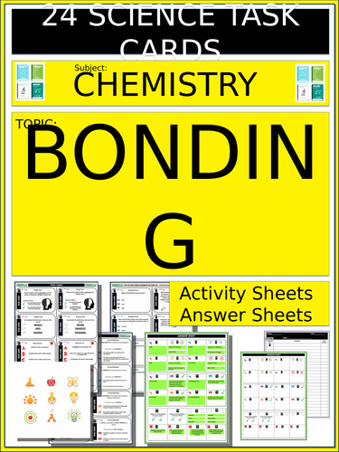 Bonding - Chemistry | Teaching Resources