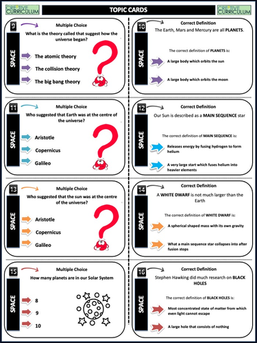 Space - Task cards | Teaching Resources