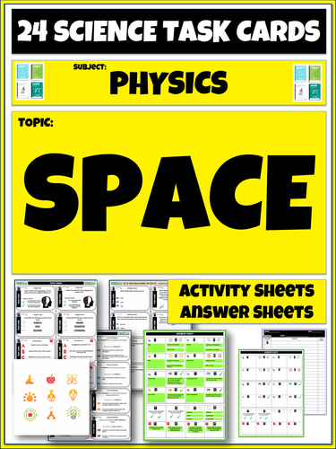 Space - Task cards | Teaching Resources
