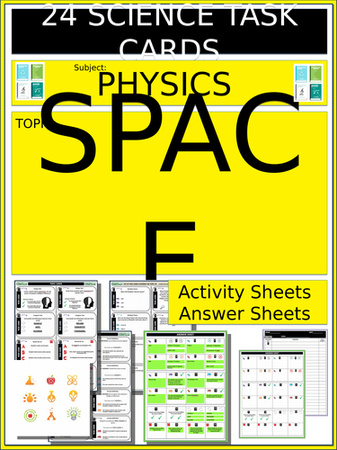 Space - Task cards | Teaching Resources