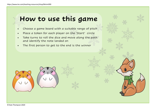 Treble Clef Christmas Note Recognition Game | Teaching Resources