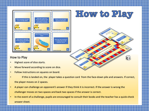 Respiration - 42 Question Board Game KS3 | Teaching Resources