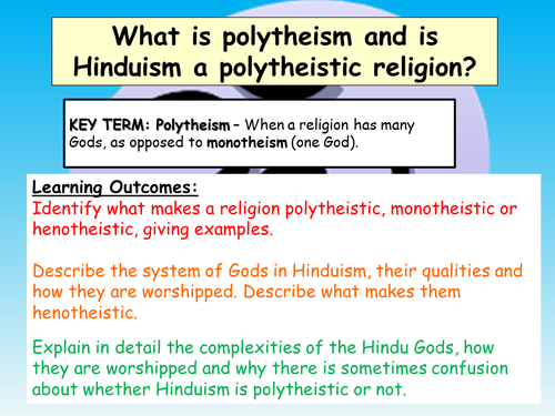 Hinduism and Polytheism | Teaching Resources