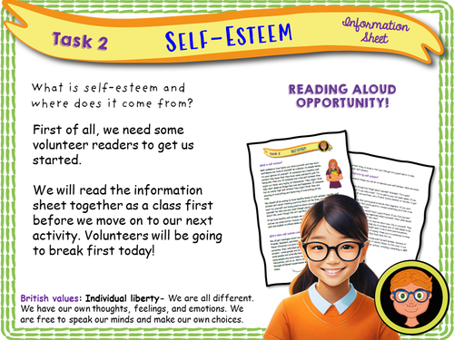 Self Esteem PSHE | Teaching Resources