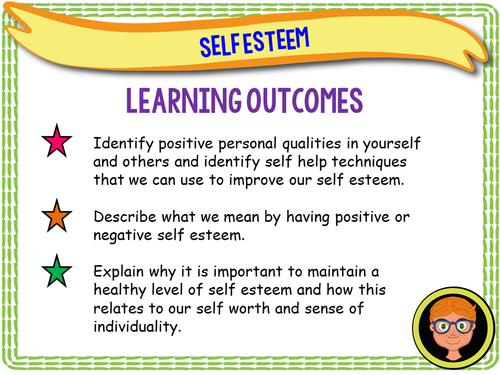 Self Esteem PSHE | Teaching Resources