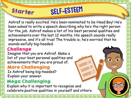 Self Esteem PSHE | Teaching Resources