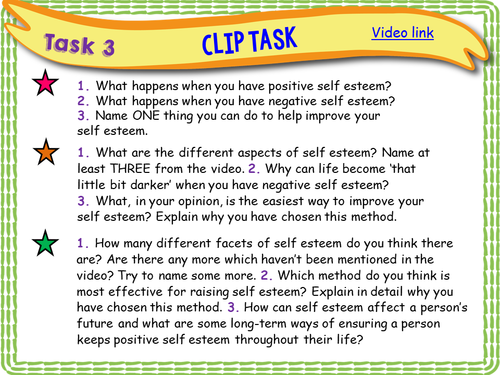 Self Esteem PSHE | Teaching Resources