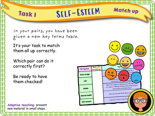 Self Esteem PSHE | Teaching Resources