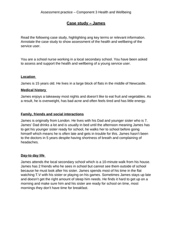Case studies comp 3 | Teaching Resources