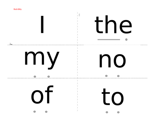 Read Write Inc (RWI) Red Words | Teaching Resources