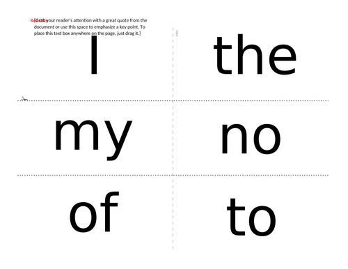 Read Write Inc (RWI) Red Words | Teaching Resources