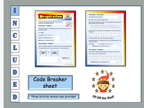 Respiration - Save the School Cat Escape Room KS3 | Teaching Resources