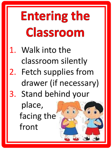 Classroom Procedures | Teaching Resources