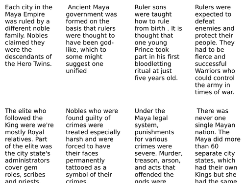 Ancient Maya & Anglo Saxon England SOW. | Teaching Resources